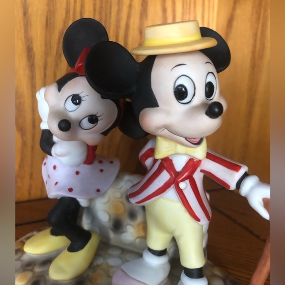 Disney | Accents | Vintage Wdw Mickey And Minnie Mouse Barber Shop ...